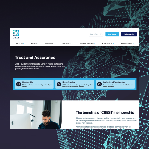 CREST website relaunch and branding refresh - CREST